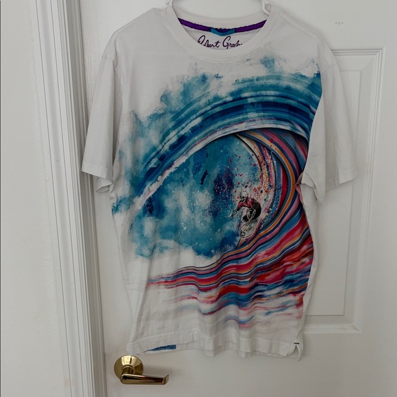 Robert Graham | Shirts | Robert Graham Vibrant Surf Wave Tee | Poshmark
